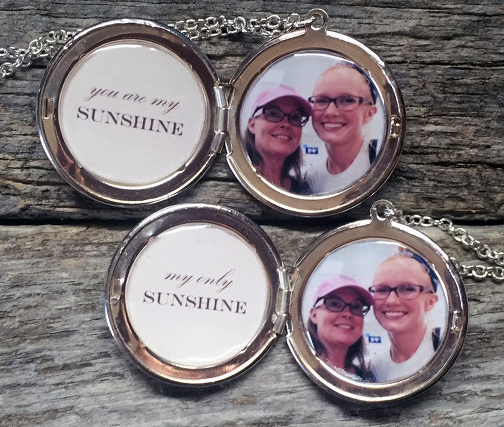 Matching Custom Photo Lockets (2 lockets) – Warbles with Bella